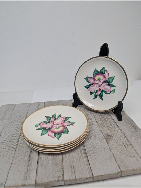 Paden City Pottery | Dining | Vintage Paden City Pottery Modern Orchid ...